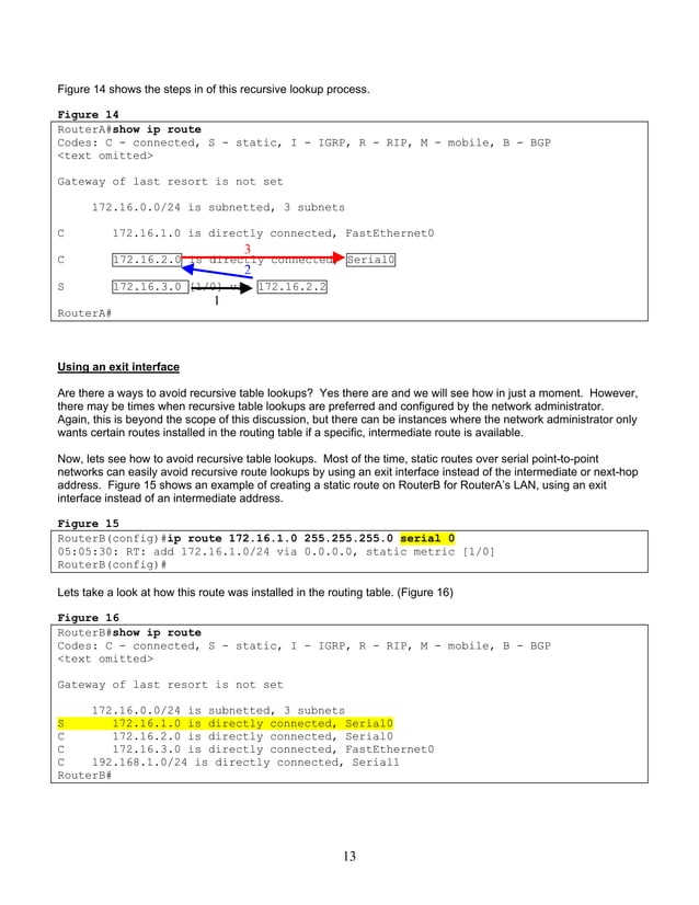 Understanding The Routing Table Structure Pdf Computer Networking Computing