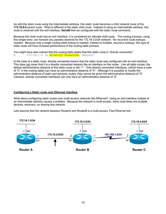 Understanding The Routing Table Structure Pdf Computer Networking Computing