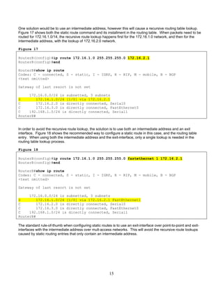 Understanding the Routing Table Structure | PDF | Computer Networking | Computing