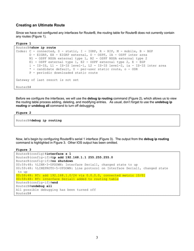 Understanding the Routing Table Structure | PDF | Computer Networking | Computing