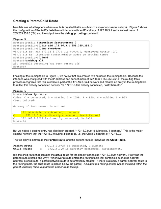 Understanding The Routing Table Structure Pdf Computer Networking Computing