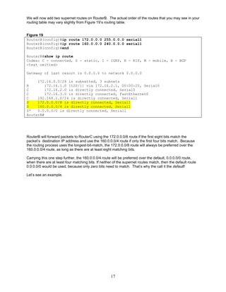 Cisco routingtable2 lookup | PDF | Computer Networking | Computing
