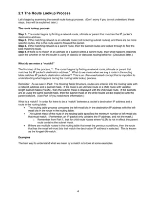 Cisco routingtable2 lookup | PDF