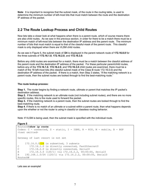 Cisco routingtable2 lookup | PDF | Computer Networking | Computing