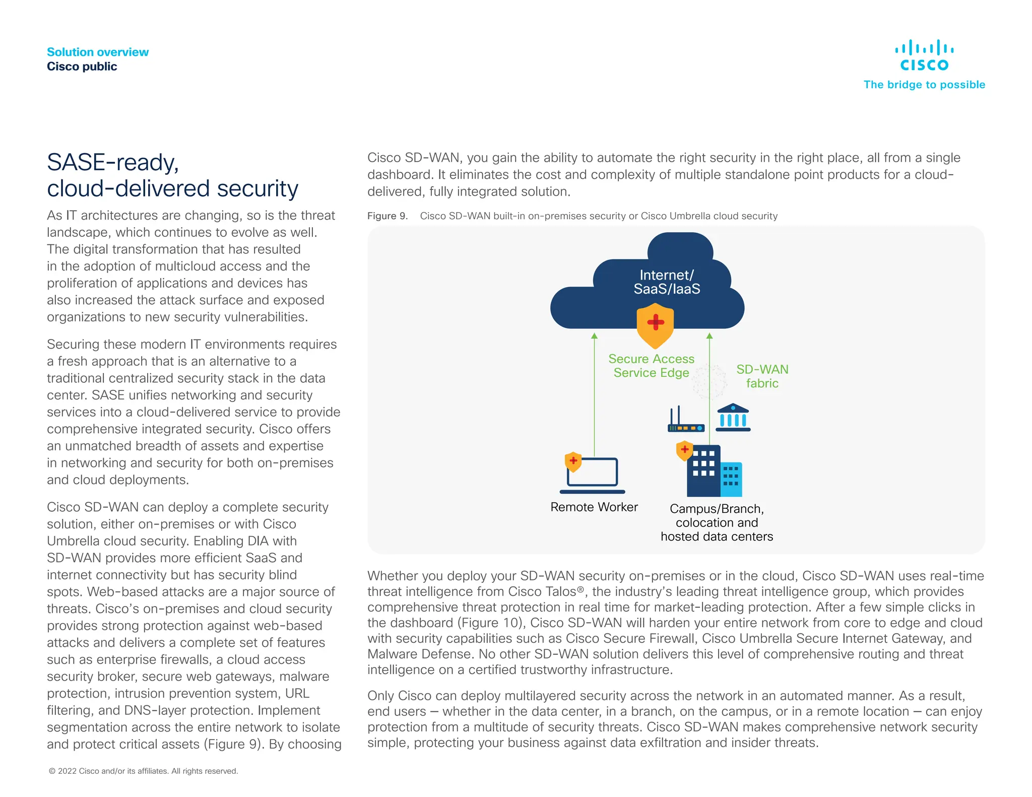 Cisco SD-Wan introduction and caracteristics.pdf | Cloud Computing | Internet