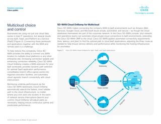 Cisco SD-Wan introduction and caracteristics.pdf | Cloud Computing | Internet
