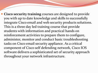 Cisco security trainings | PPT
