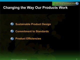 Paul Marcoux - Cisco - Cisco's Green Story CUD | PPT