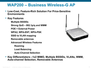 Cisco Small Business Wireless Portfolio | PPT