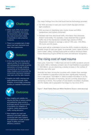 Cisco Smart Intersections: IoT insights using video analytics and AI | PDF