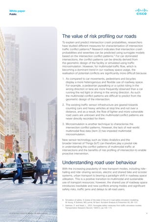 Cisco Smart Intersections: IoT insights using video analytics and AI | PDF