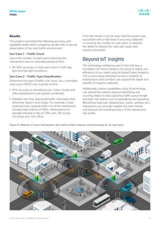 Cisco Smart Intersections: IoT insights using video analytics and AI | PDF