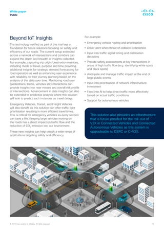 Cisco Smart Intersections: IoT insights using wifi | PDF