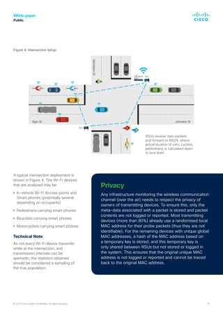 Cisco Smart Intersections: IoT insights using wifi | PDF