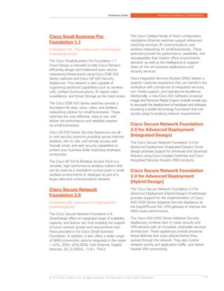 Cisco solutions guide | PDF