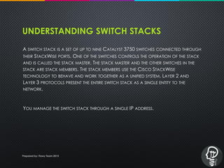Cisco stack wise technology | PPT