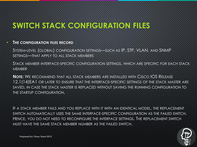 Cisco stack wise technology | PPT