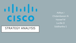 Cisco Strategy Analysis | PPTX