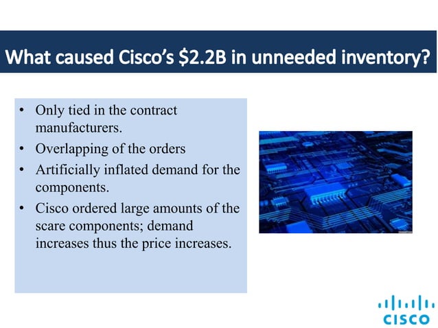 Cisco supply chain | PPTX