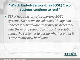 Cisco support | PPTX