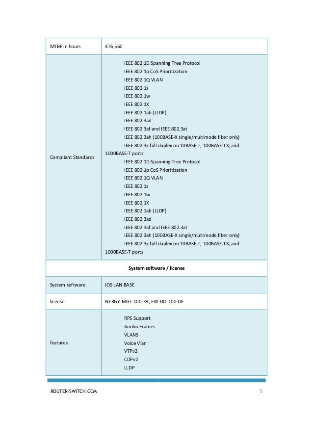 Cisco switch catalyst 2960 x datasheet