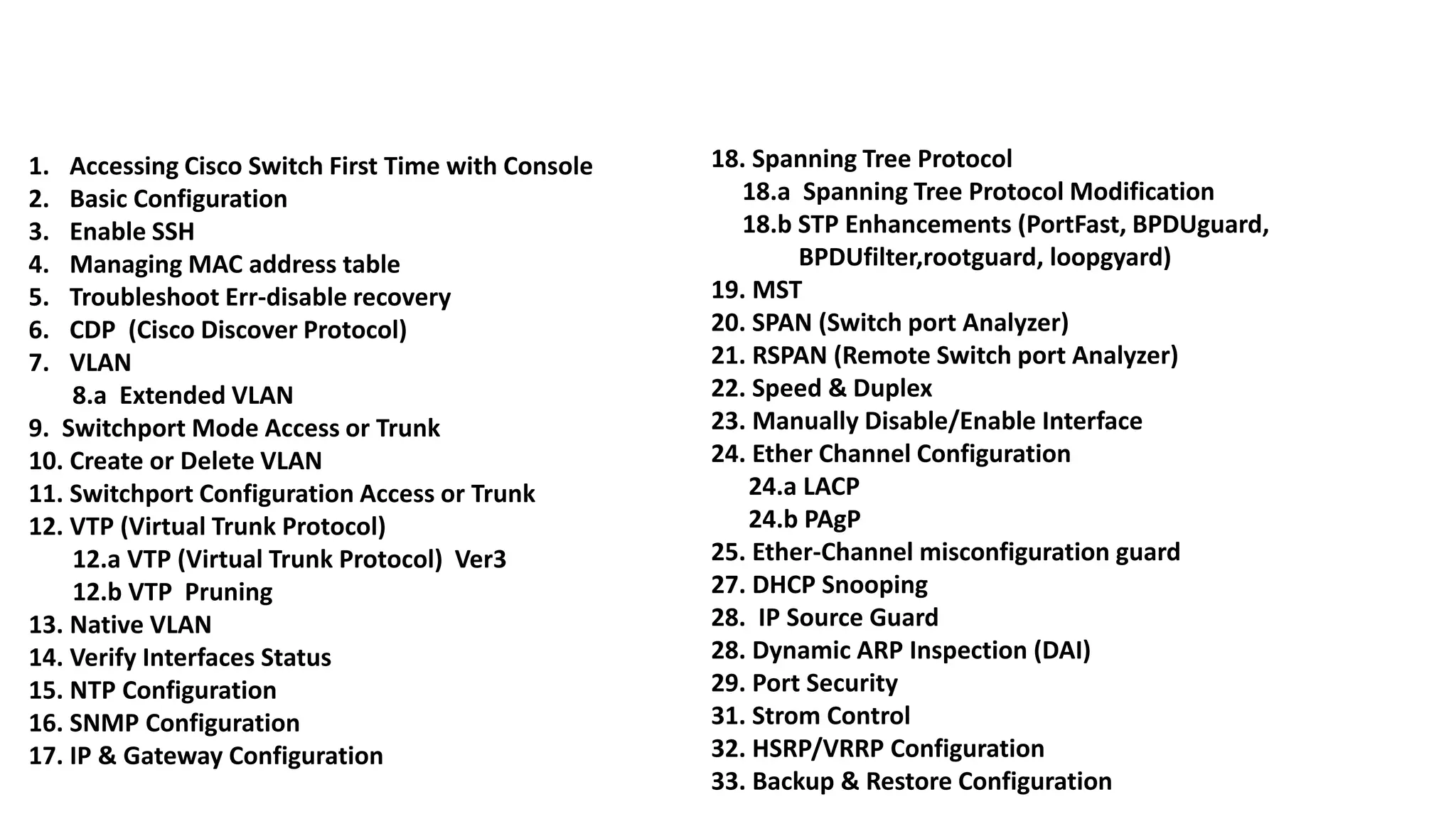 Cisco Switch details required to troubleshoot PPT.pptx