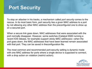 Cisco Switch Security | PPT