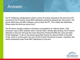 Cisco Switch Security | PPT