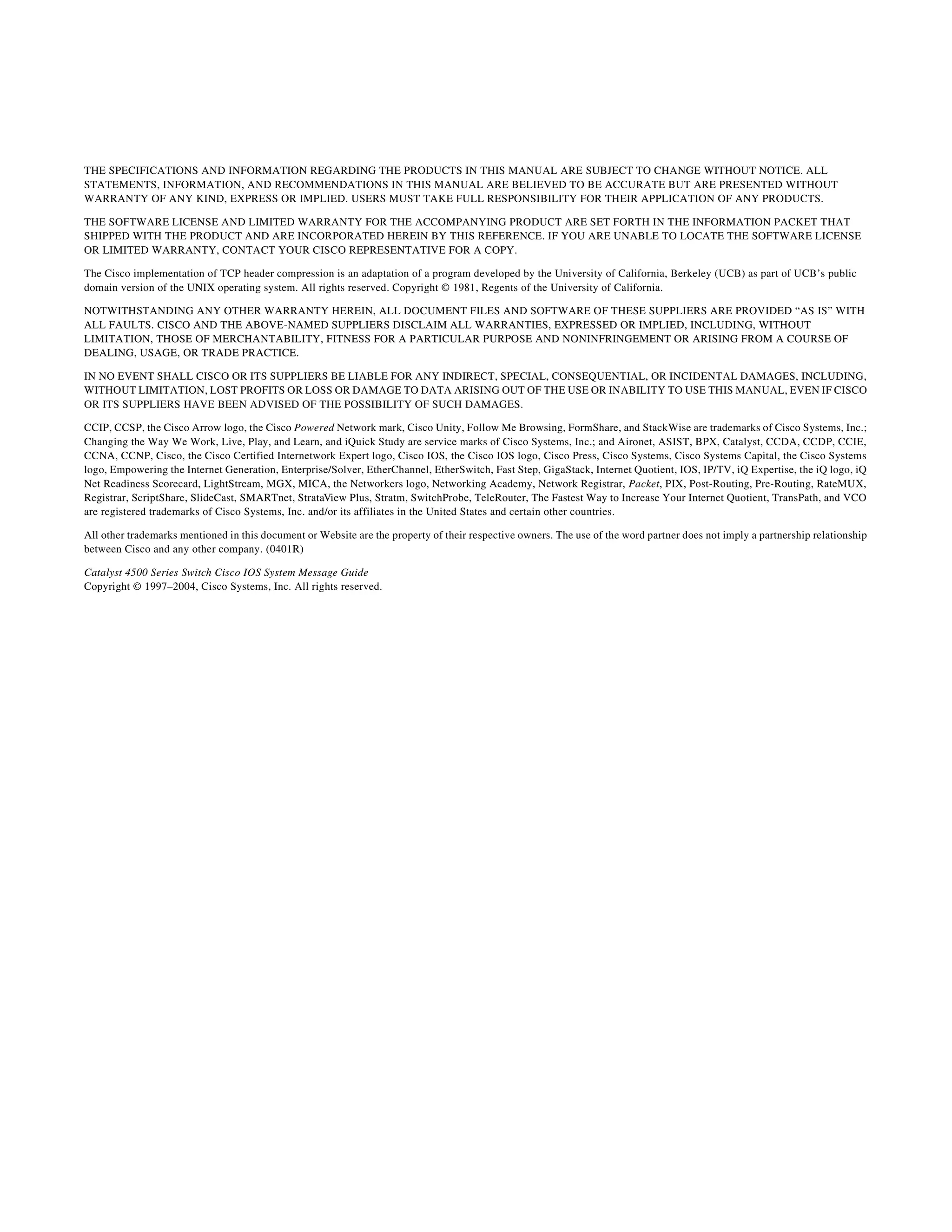 Cisco system message guide | PDF