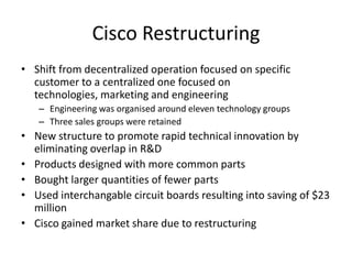 Cisco systems - Managing customer relation in a growing organization | PPT