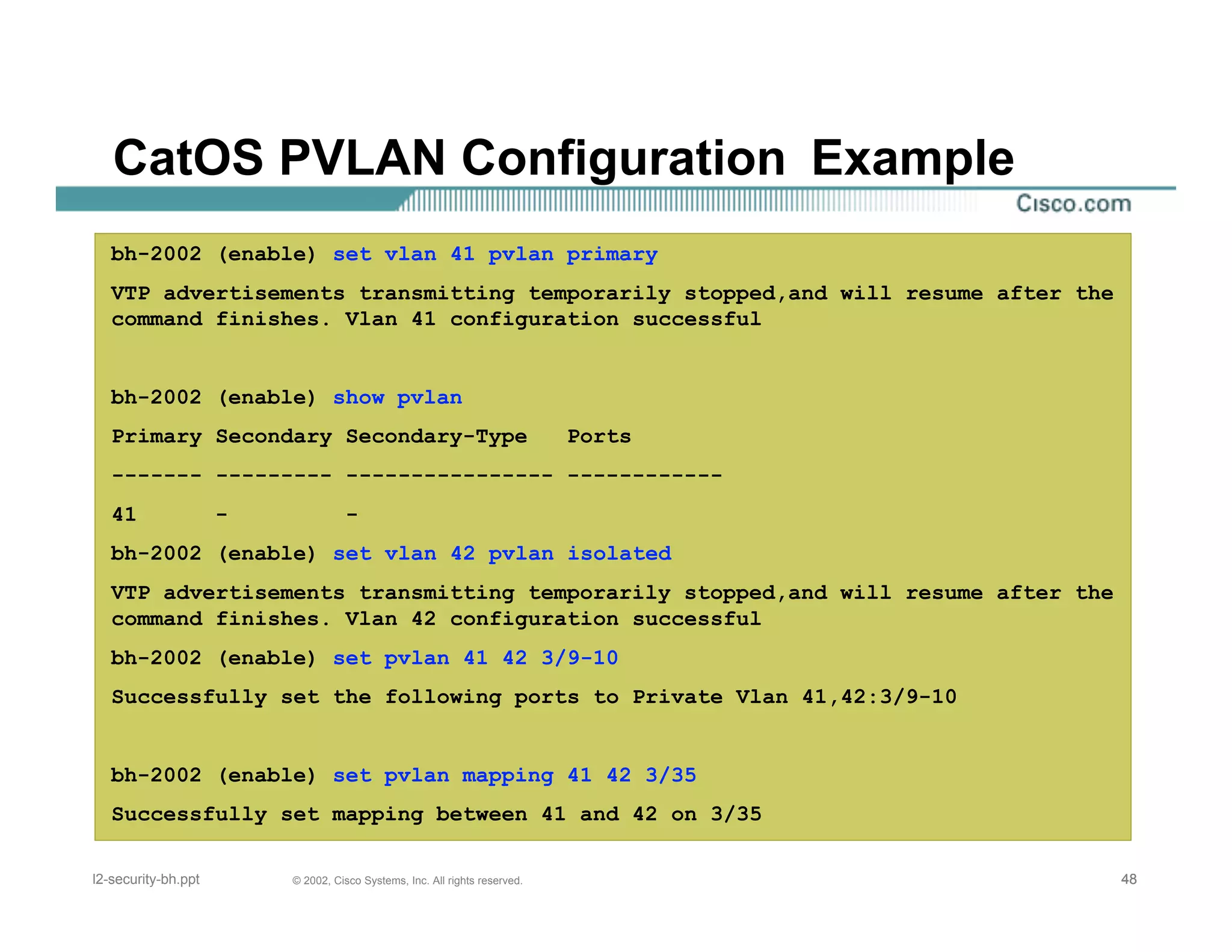 Cisco systems hacking layer 2 ethernet switches | PPT
