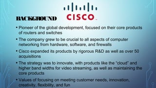 Cisco Systems Case Study BUS 352 | PPT