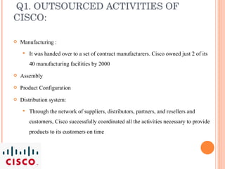 Cisco Systems The Supply Chain Story | PPT