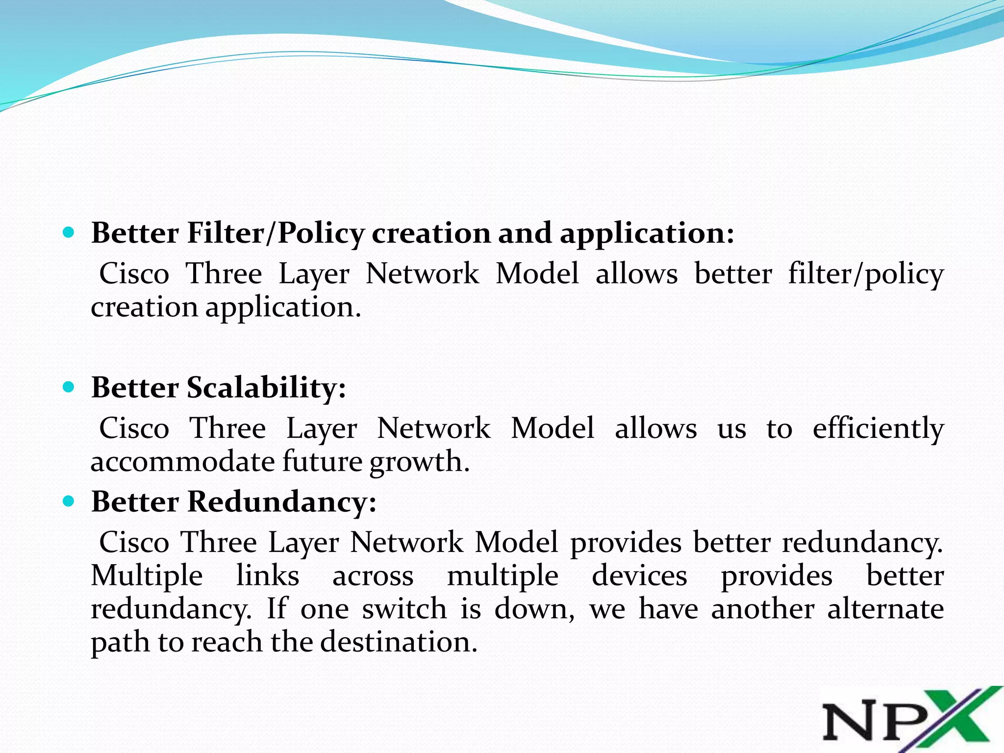 Cisco's Three-tier Hierarchical Network Model | PPTX | Computer ...
