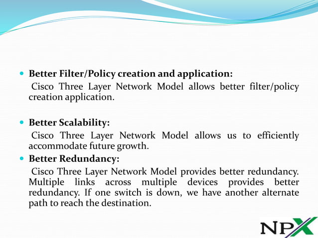 Cisco's Three-tier Hierarchical Network Model | PPTX | Computer ...
