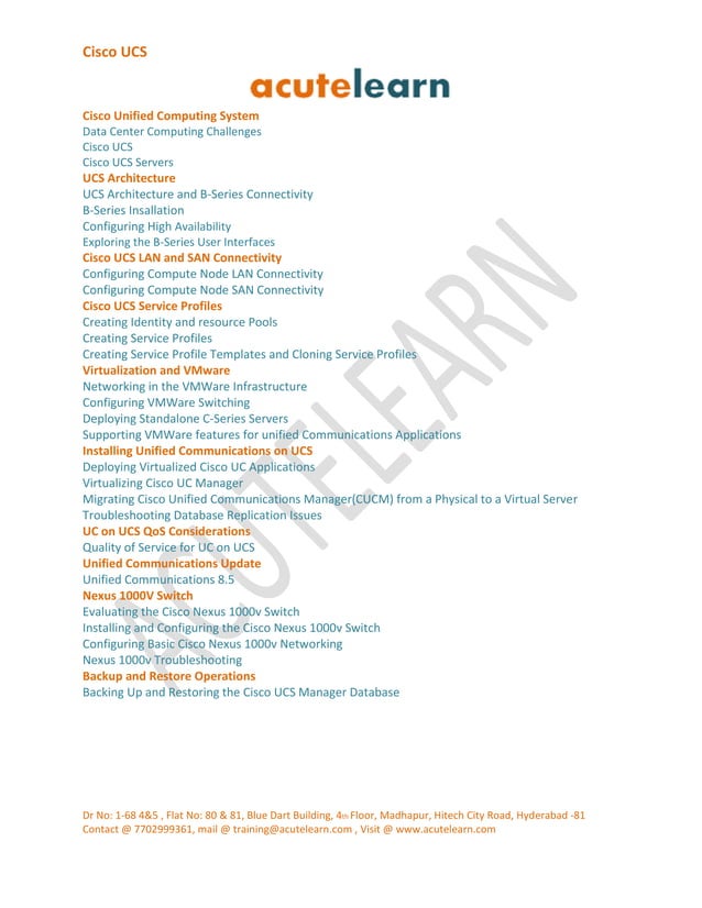 Cisco ucs | PDF
