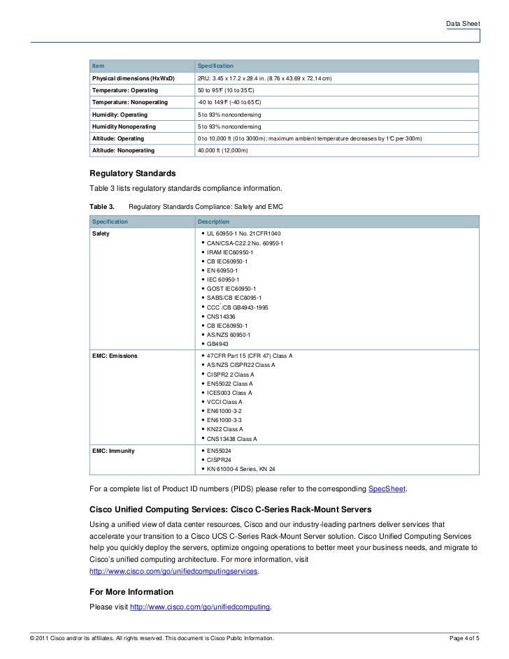 Cisco UCS C210 M2 General Purpose Rack-Mount Server