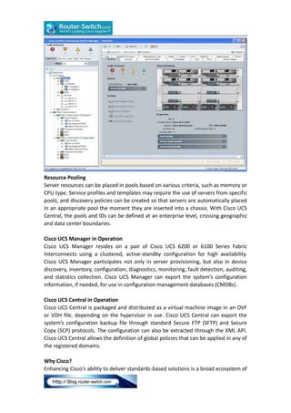 Cisco ucs management | DOCX