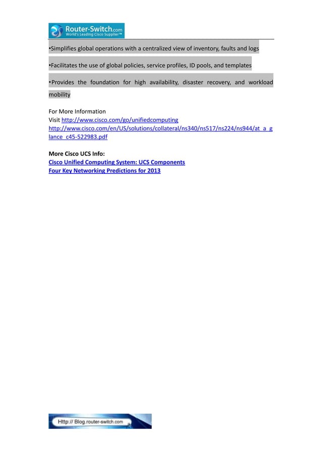 Cisco Ucs Management Pdf