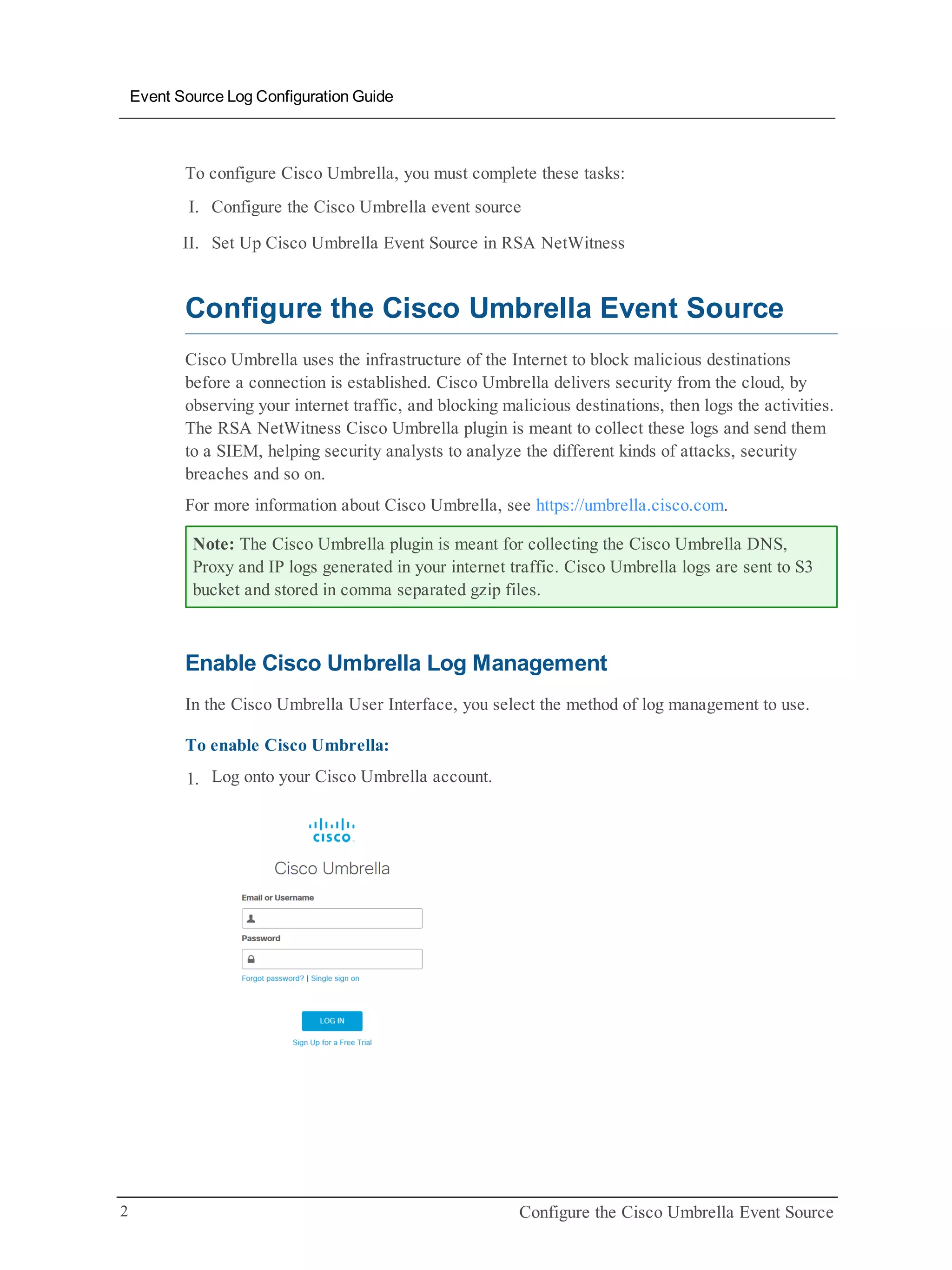 Cisco umbrella | PDF