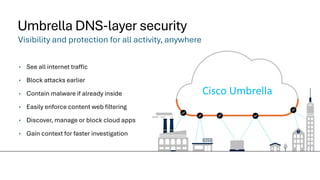 Cisco Umbrella Benefits and Advantage Protect | PDF
