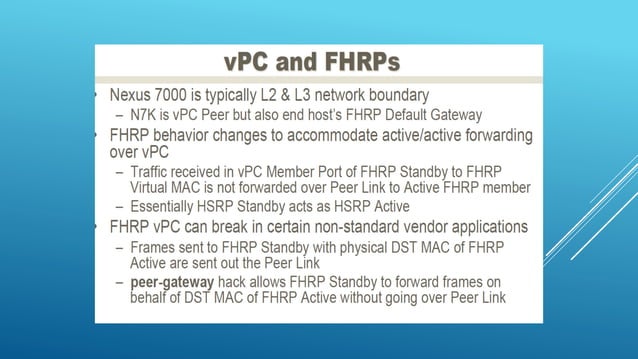 Cisco virtual port channel high level over view | PPTX