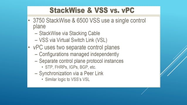 Cisco virtual port channel high level over view | PPTX