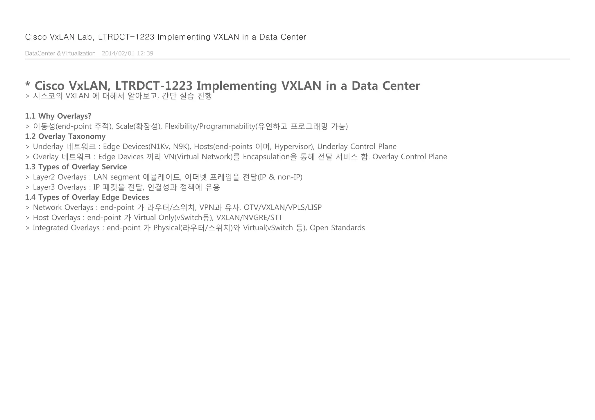 Cisco VxLAN, LTRDCT-1223 Implementing VXLAN in a Data Center.pdf