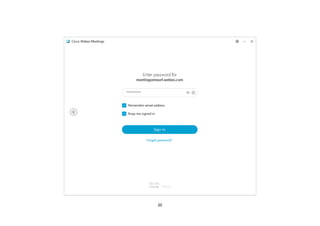 Cisco webex installation guide | PDF