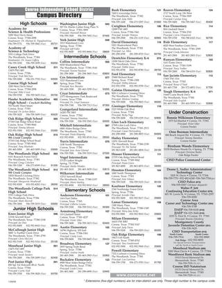 Cisd directory | PDF