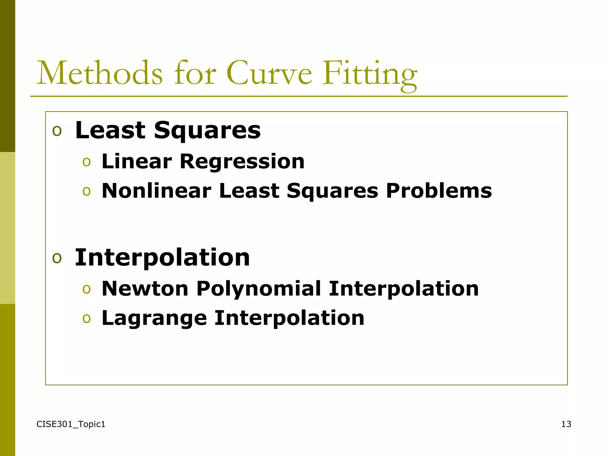 numerical methods | PPT