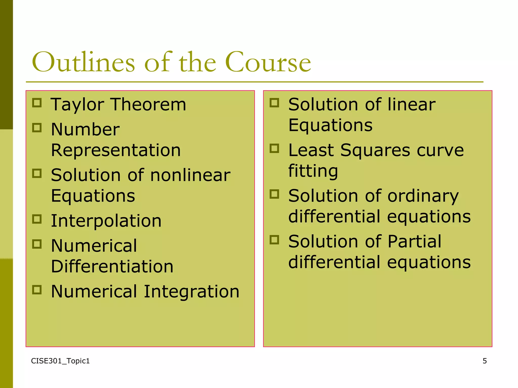 numerical methods | PPT