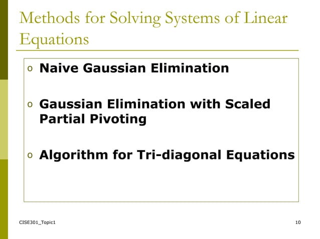 numerical methods | PPT | Physics | Science