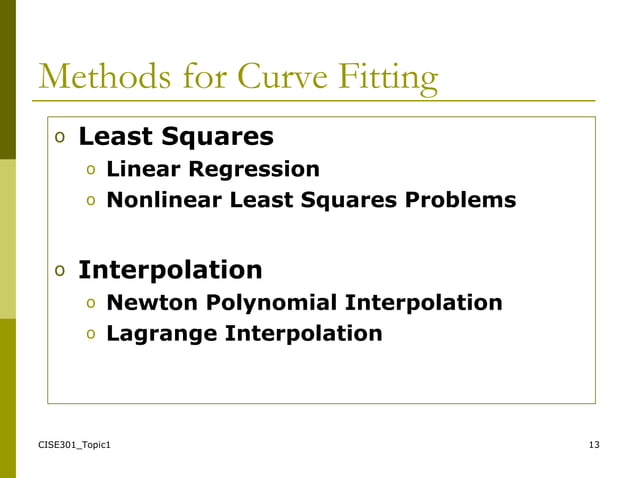 numerical methods | PPT | Physics | Science